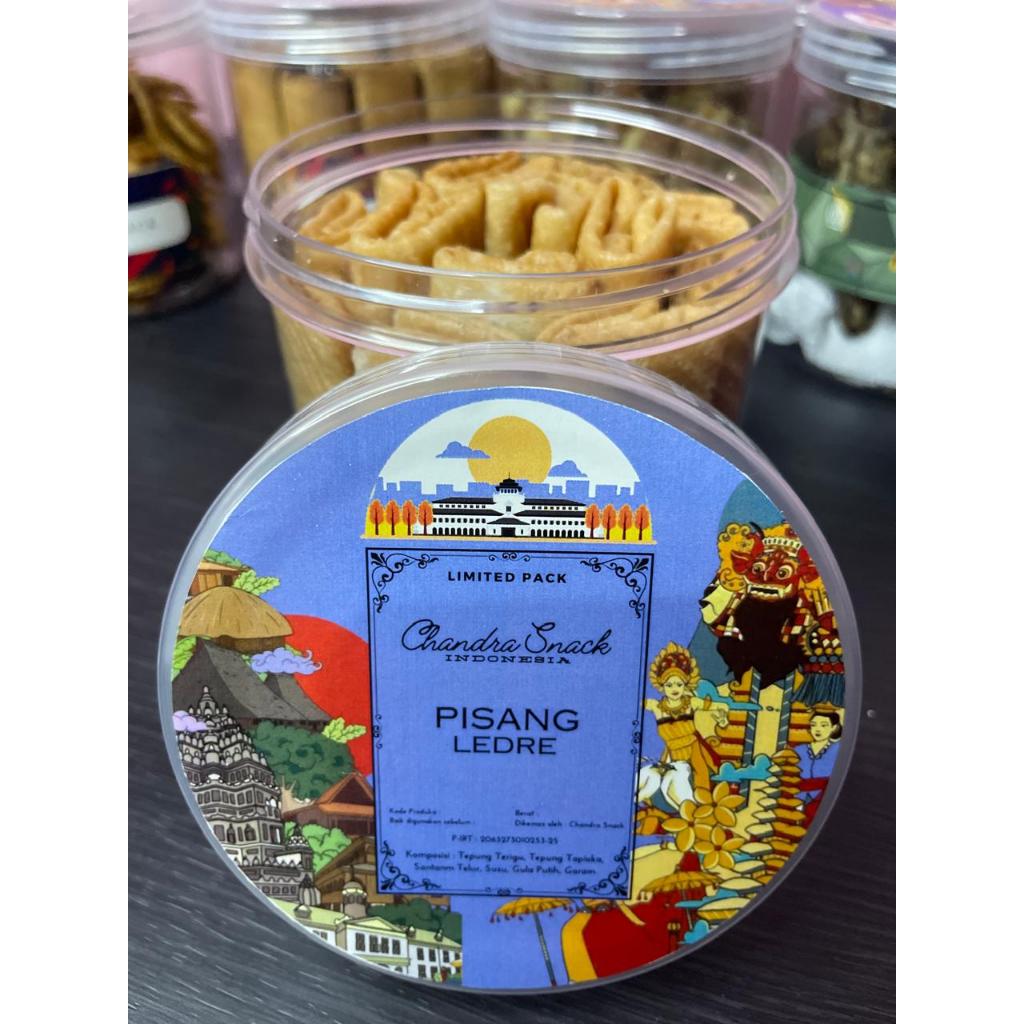 Jual CEMILAN PISANG LEDRE DOMPET KEMASAN 175GRAM CHANDRA SNACK | Shopee ...
