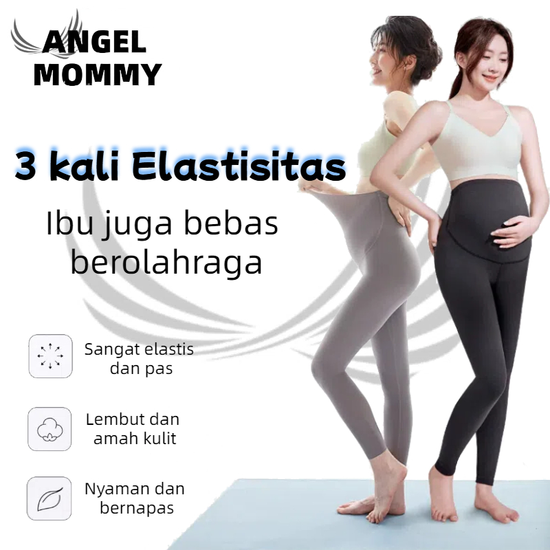 Jual ANGEL MOMMY Celana Hiu Hamil Maternity Legging Nyaman Celana Legging | Shopee Indonesia