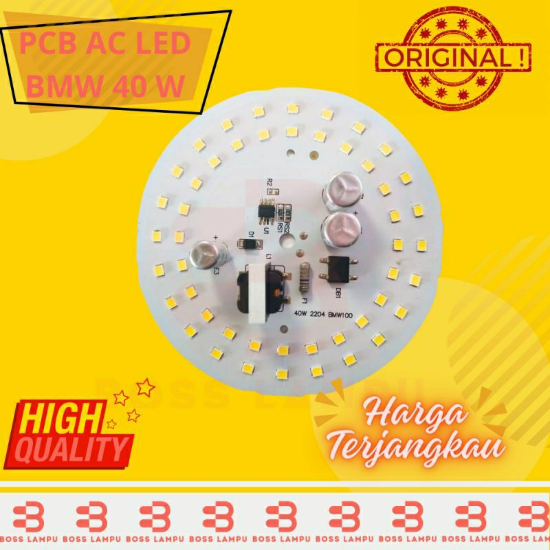 Jual BMW Mesin PCB AC LED 40 Watt Tanpa Driver Tinggal Colok Kualitas ...