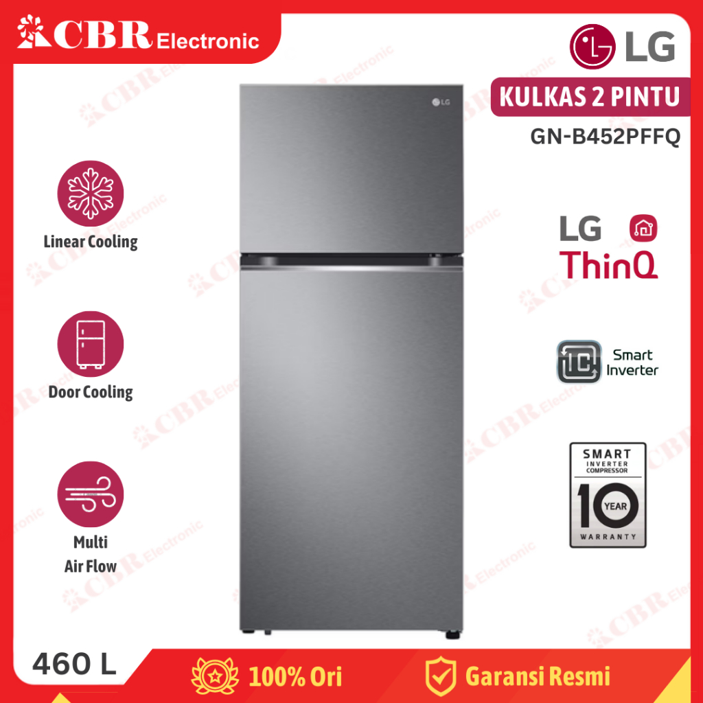 Jual Kulkas LG 2 Pintu GN-B452PFFQ (460L / Inverter) | Shopee Indonesia