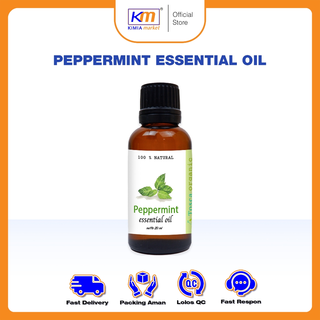 Jual Peppermint Essential Oil 20ml natural oil / Pengharum Ruangan / EO ...