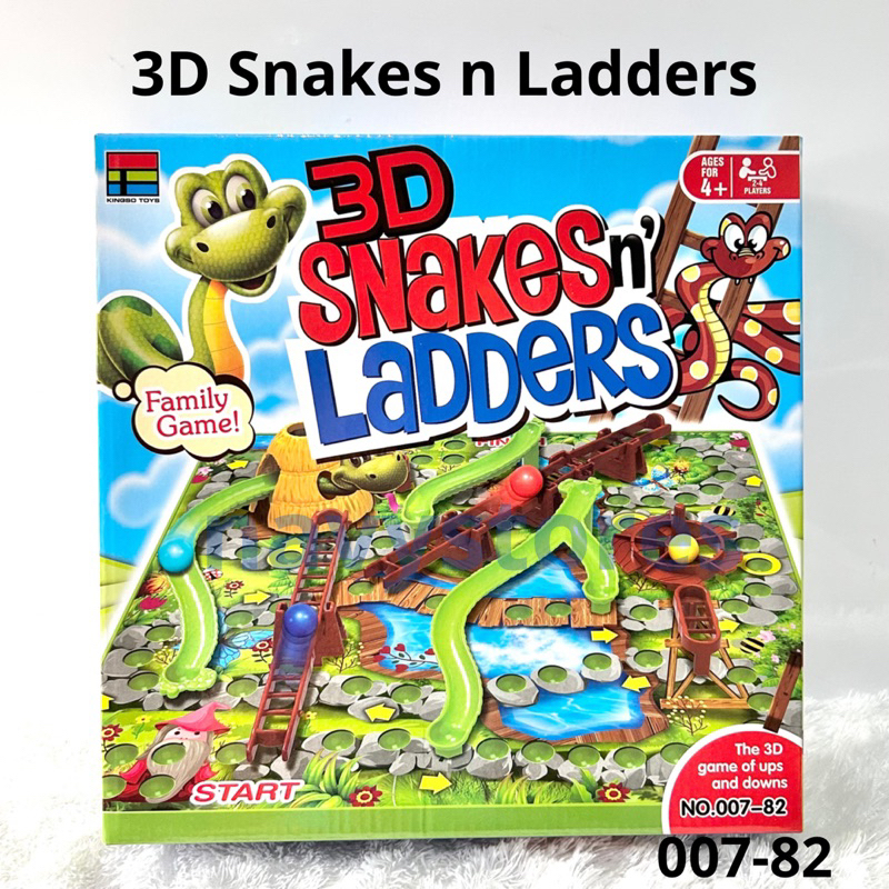 Jual MAINAN ULAR TANGGA 3D SNAKES LADDERS FAMILY GAMES FUN GAME | Shopee Indonesia