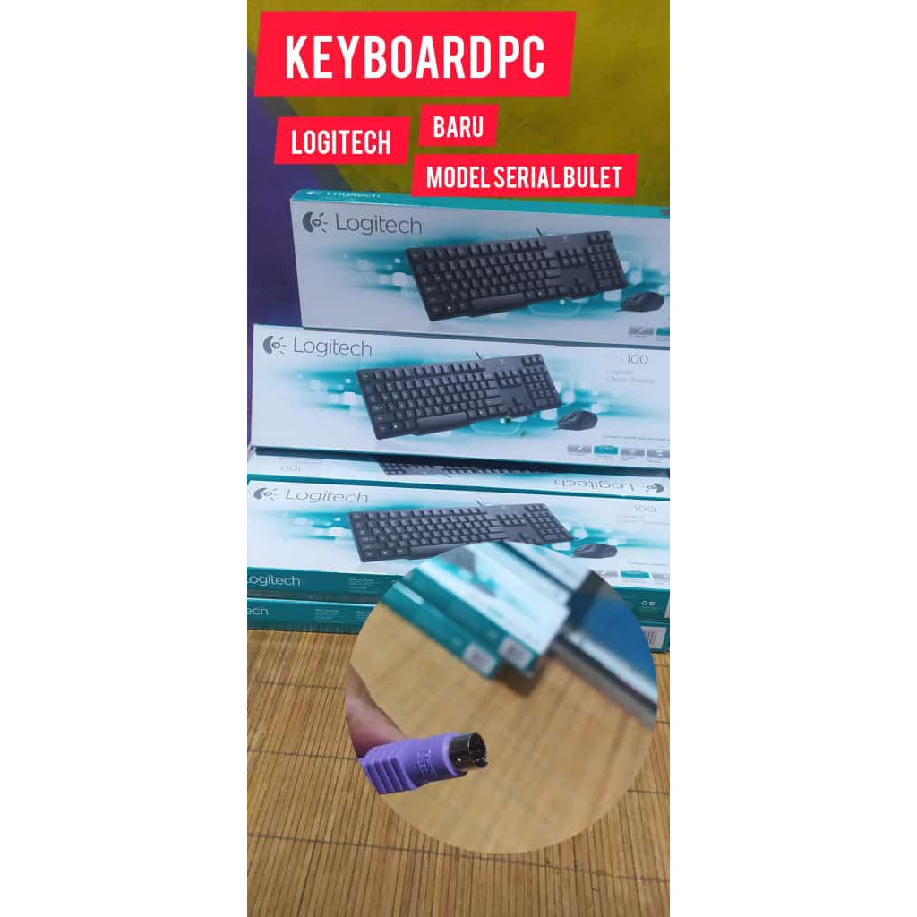 Jual Keyboard Logitech Serial original | Shopee Indonesia