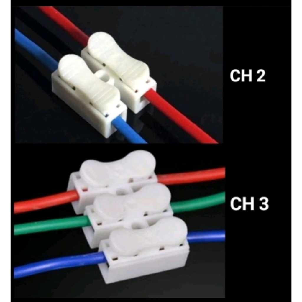 Jual Socket 2 Pin 3 Pin Besar / Soket Konektor Kabel 2pin 3pin / sambungan kabel listrik soket 2 ...