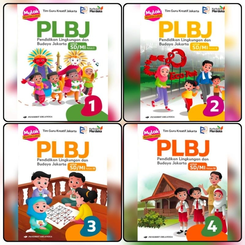 Jual PLBJ SD/MI KELAS 1.2.3.4 KURIKULUM MERDEKA ERLANGGA | Shopee Indonesia