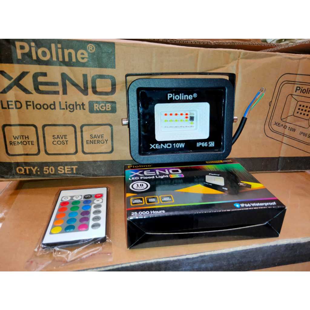 Jual Lampu Sorot RGB Pioline Xeno 10watt, 20watt, 30watt, 50watt RGB ...