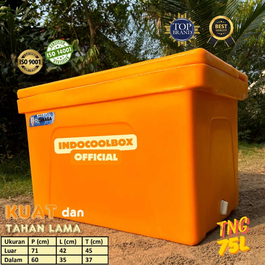 Jual Cooler Box Tanaga 75 Liter Termos Es Kotak Tempat Es Batu Daging ...