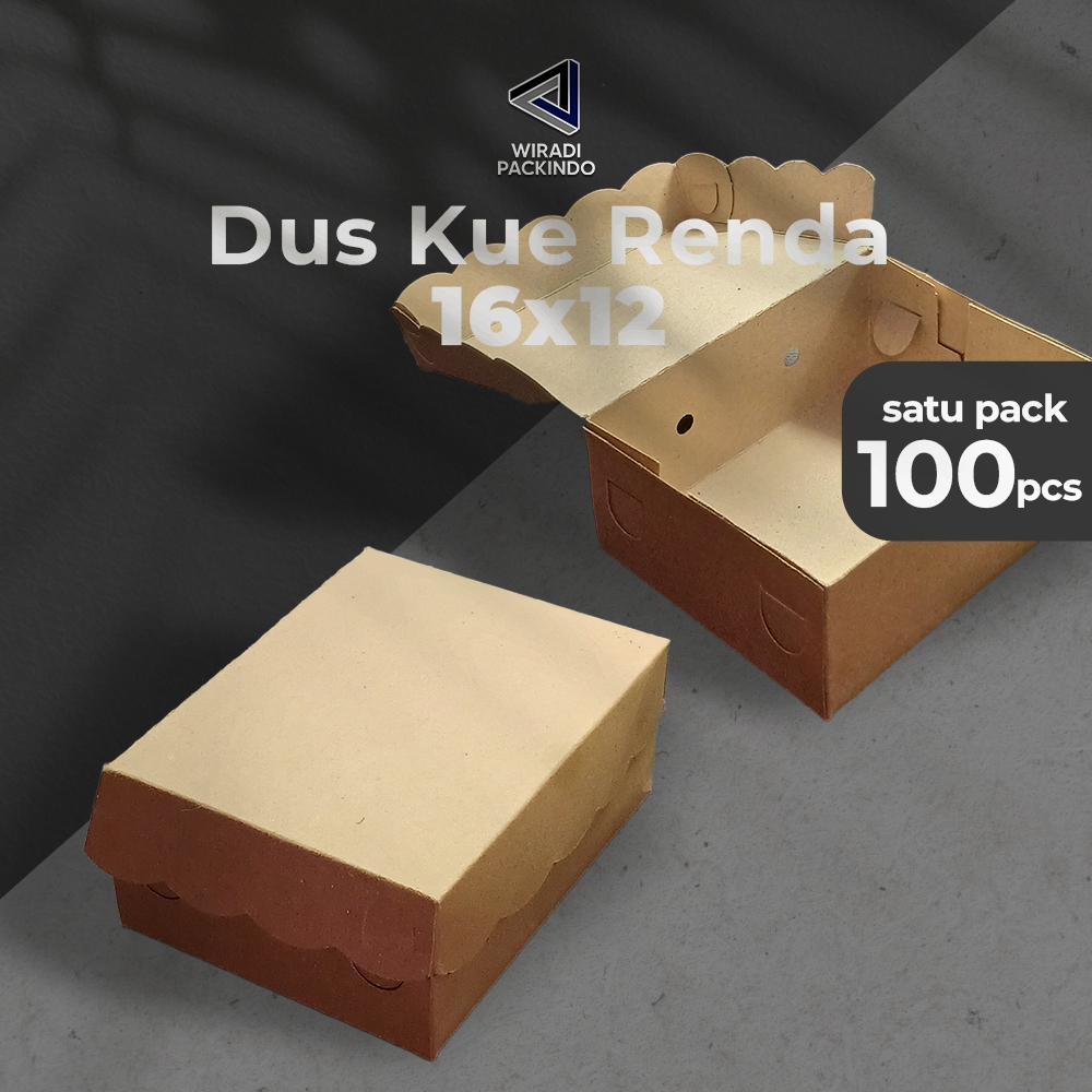 Jual Dus Kue R5 Kraft Renda Box Kue Roti Gorengan 275gsm | Shopee Indonesia