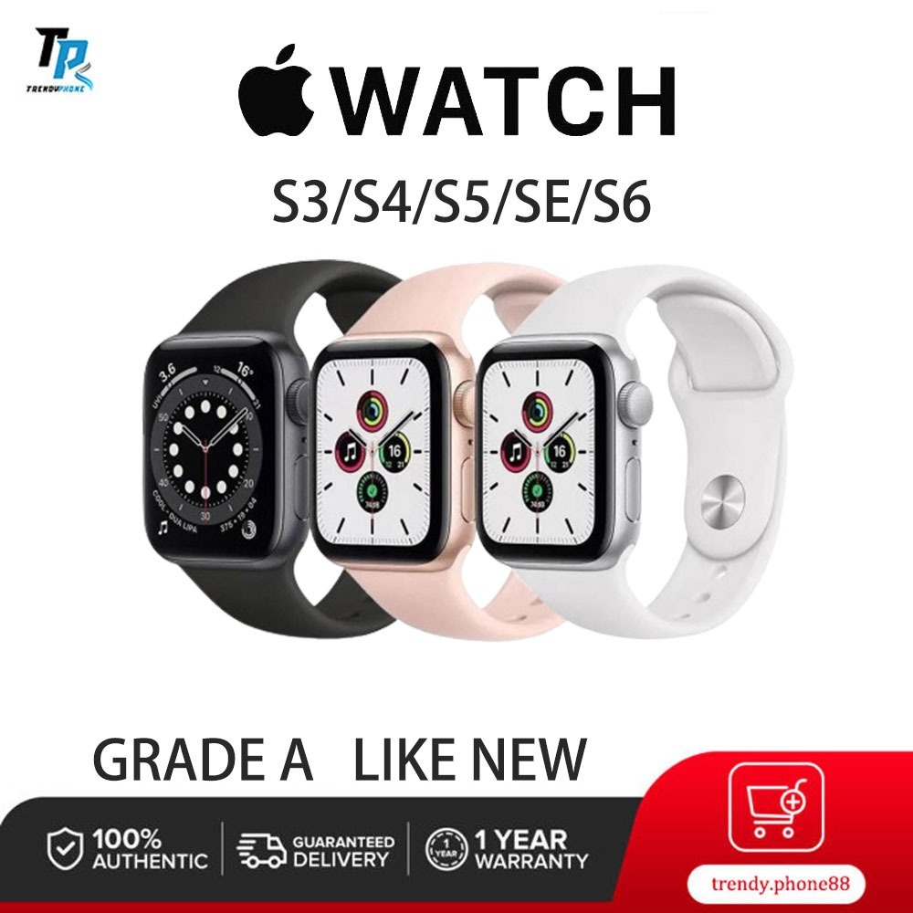 Jual APPLE iWATCH SERIES 3/4/5/SE/6 SECOND ORIGINAL FULLSET MULUS LIKE ...