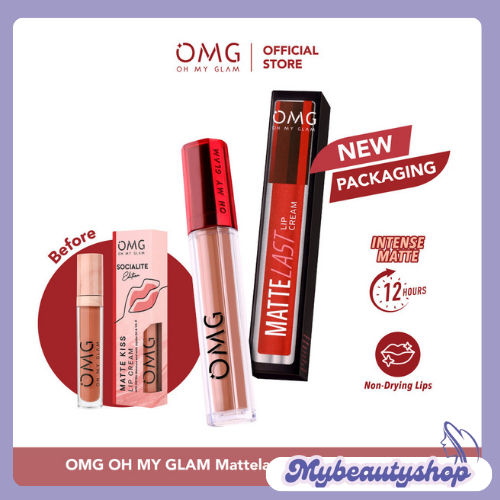 Jual OMG Lip Cream 18 Luxe / Lip Cream Matte Dengan Warna Intense ...