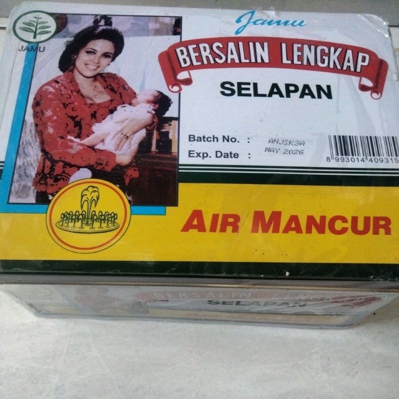 Jual air mancur jamu bersalin lengkap selapan (serbuk) | Shopee Indonesia