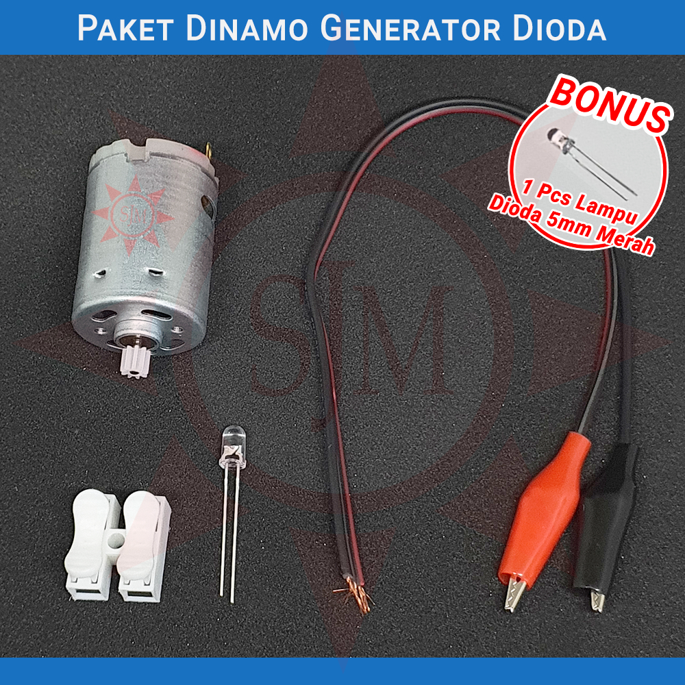 Jual Paket Dinamo Generator Pembangkit Listrik Gear Dioda / DIY ...