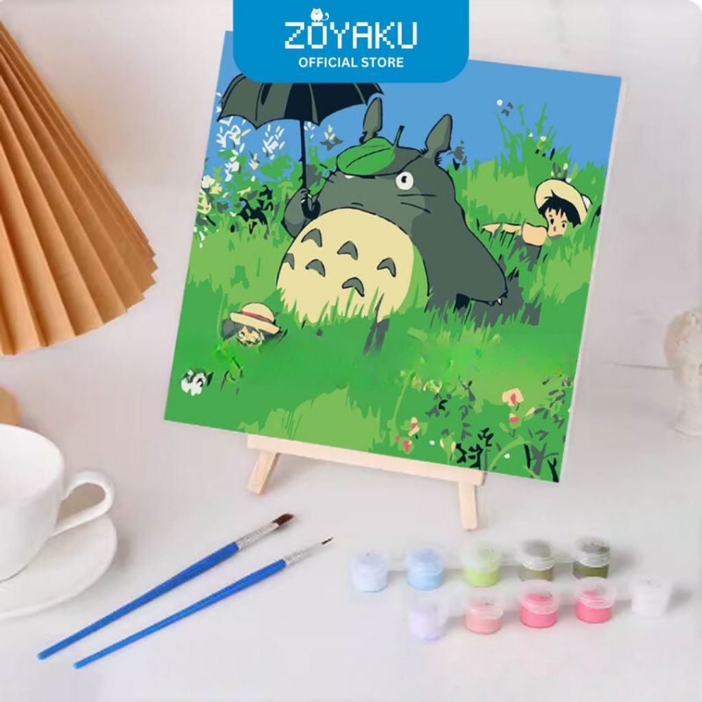 Jual Paket Melukis Paint By Numbers Kit Anak Kanvas Gambar Colouring ...