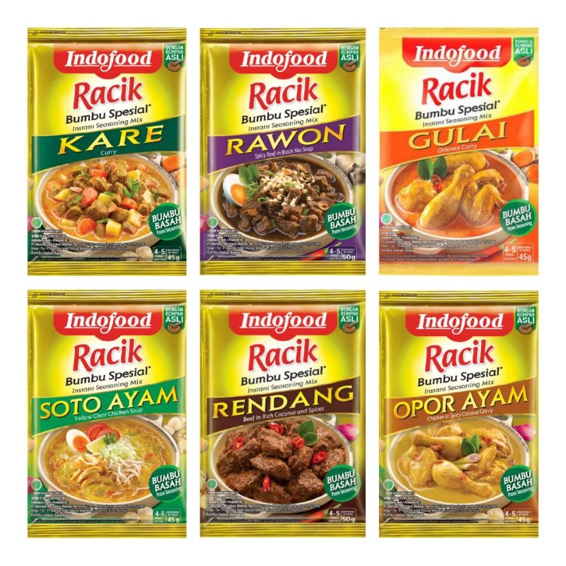 Jual INDOFOOD RACIK BUMBU SPECIAL ALL VARIAN | Shopee Indonesia