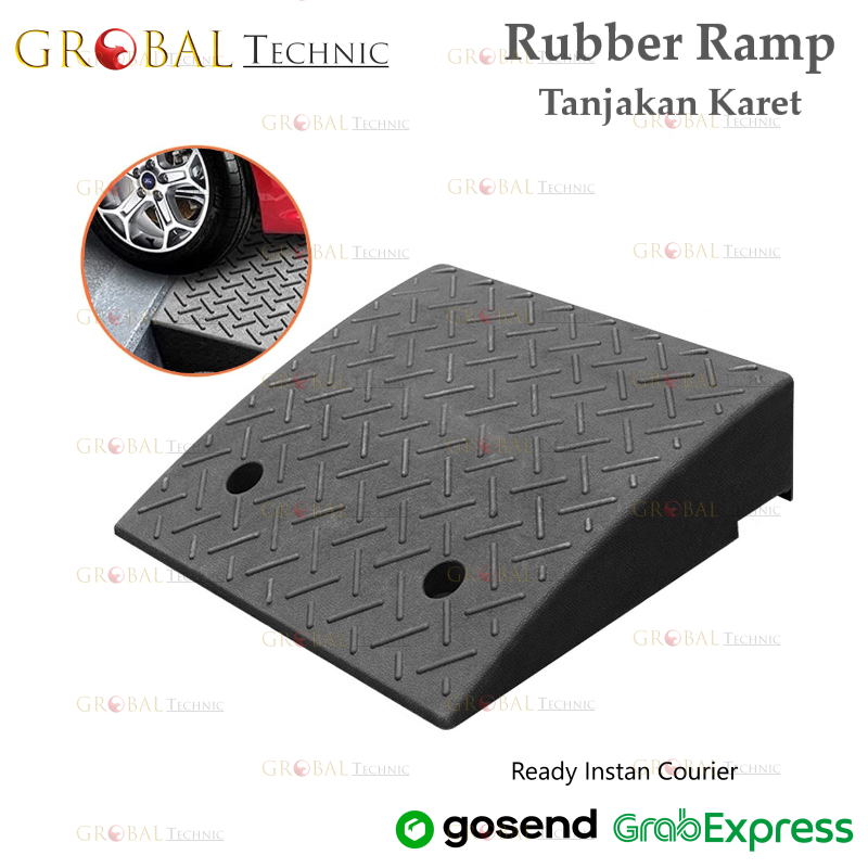 Jual Safety Rubber Ramp Tanjakan Mobil / Tanjakan Karet Rubber Alas ...
