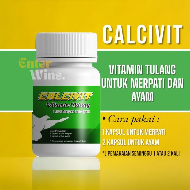 Jual CALCIVIT Vitamin Saat Mabung Atau Moulting Dan Tulang Merpati ...