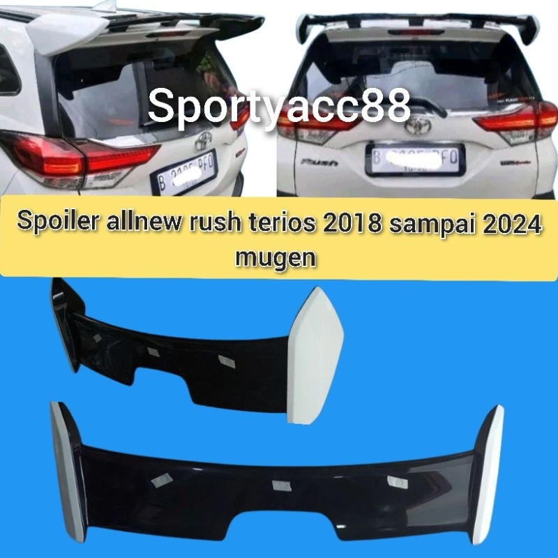 Jual spoiler allnew rush terios model urbanite plastik abs | Shopee ...