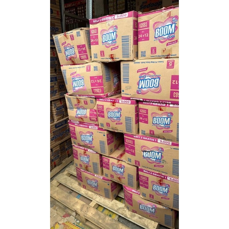 Jual BOOM CINTA 5000 1 DUS ISI 36 PCS PROMO BELI 2 GRATIS 1 | Shopee ...
