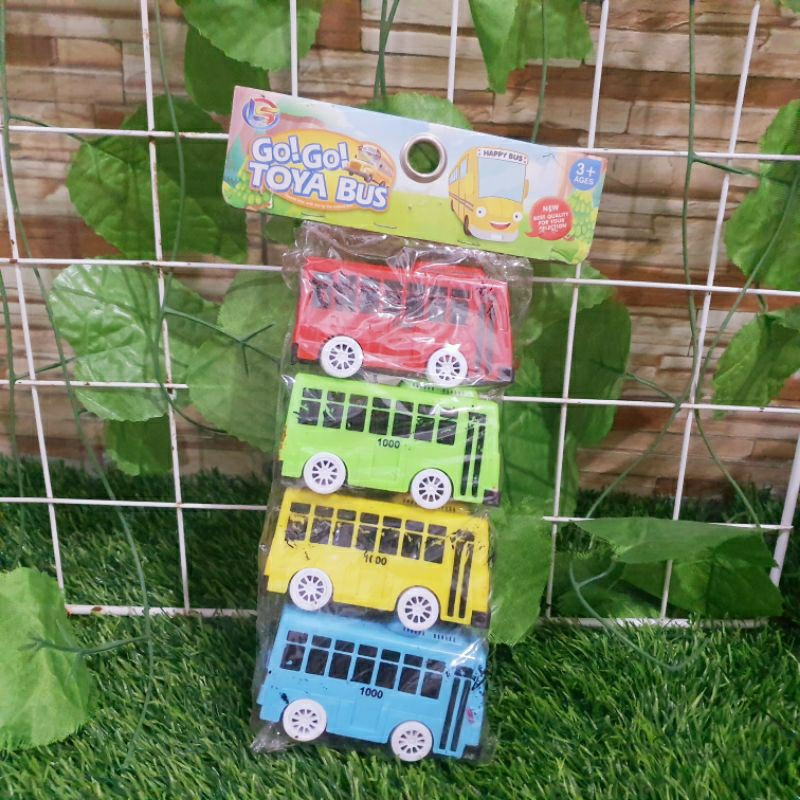 Jual Mainan set bis toya anak murah pullback - miniatur bis anak ...