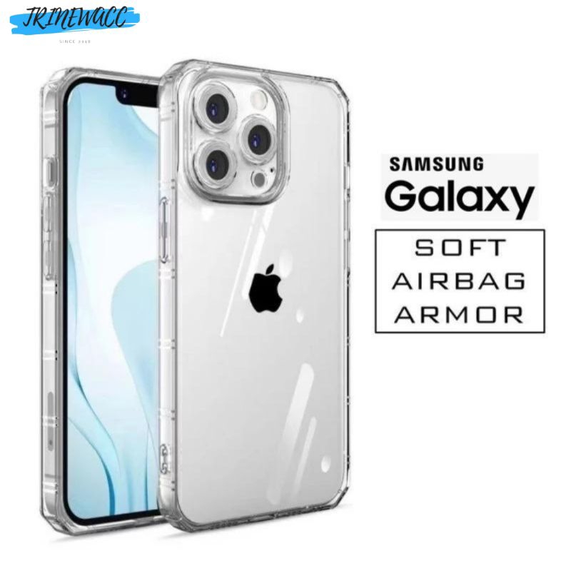 Jual Case Silicone CLEAR AIRBAG ARMOR Camera Protection FOR SAMSUNG A02S A03S A03 CORE A04 A04E ...