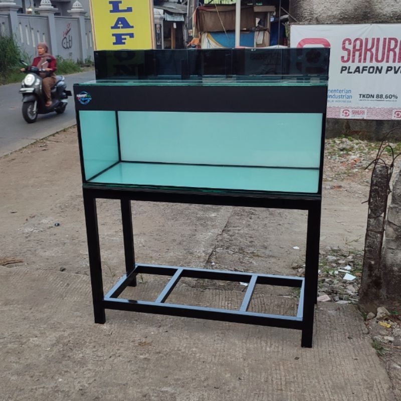 Jual PAKET AQUARIUM 120X50X50 FULL KACA 10MM | Shopee Indonesia