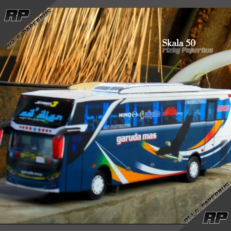 Jual Papercraft Bus | Miniatur Bus | Custom Miniatur bus | Shopee Indonesia
