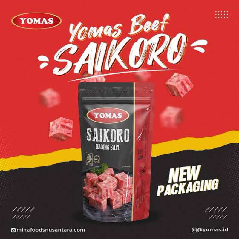 Jual Yomas Saikoro Daging Sapi 500 gr | Shopee Indonesia