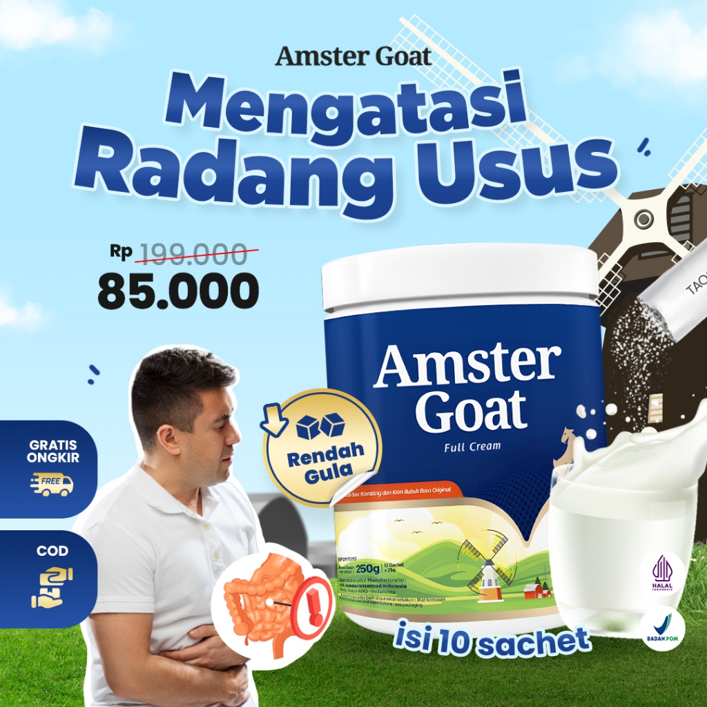 Jual AMSTER GOAT - Susu Kambing Amstergoat Membantu Atasi Radang Usus ...