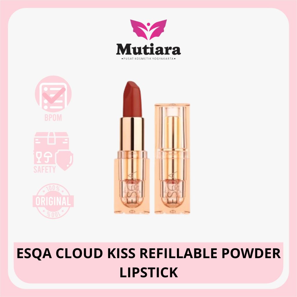 Jual ESQA CLOUD KISS REFILLABLE POWDER LIPSTICK | Shopee Indonesia