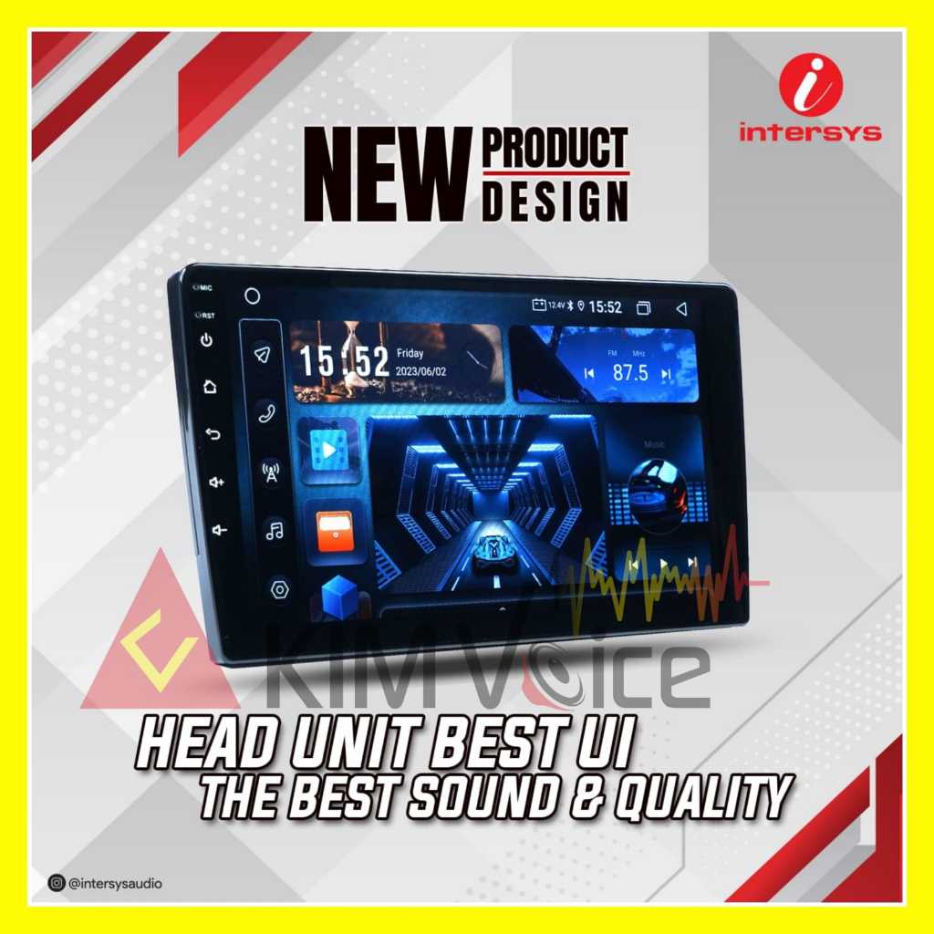 Jual Head Unit Android Intersys IDT 9155 VC 9 inch Voice Command ...