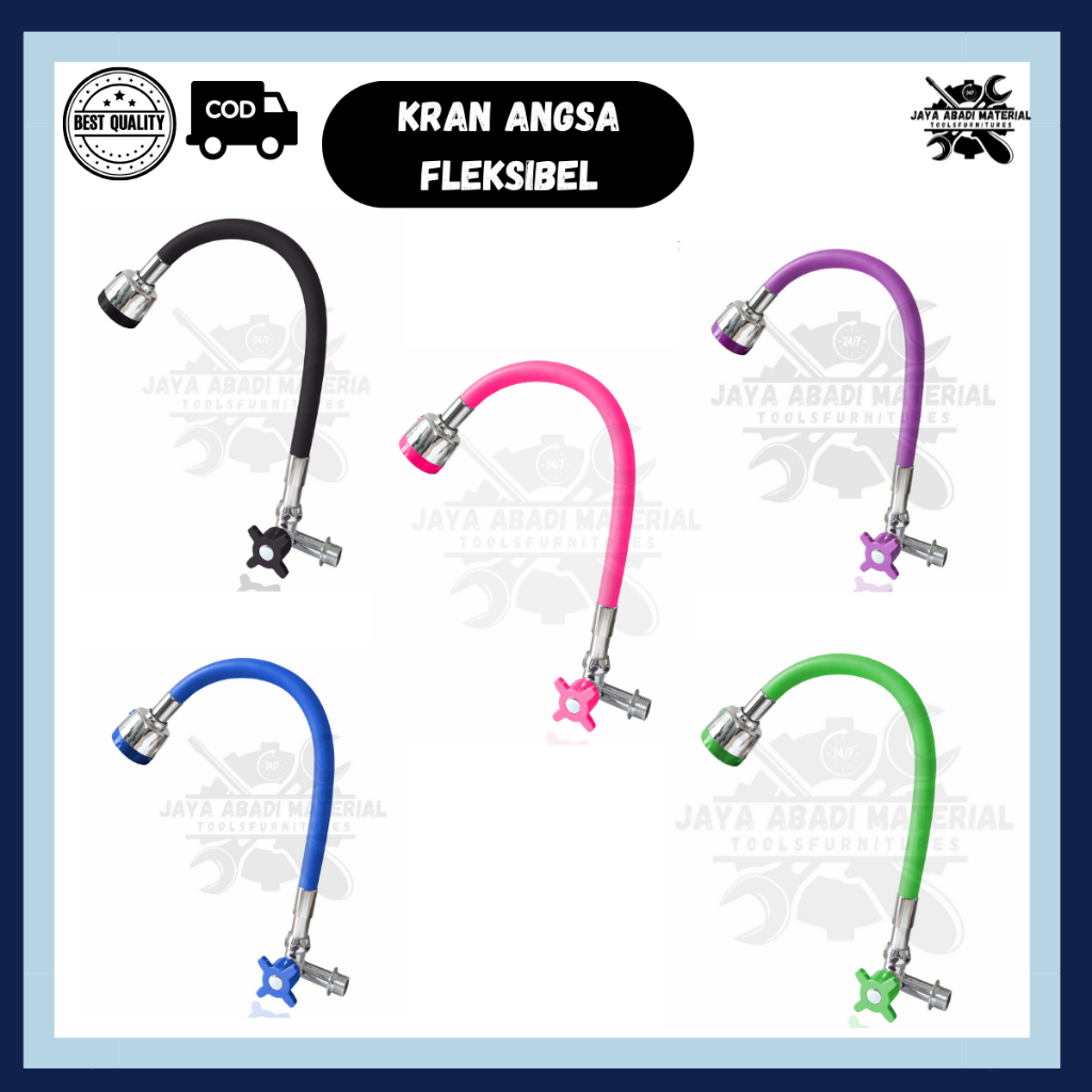 Jual [JAM] Kran Angsa Fleksibel Karet Warna / Kran Cuci Piring ...
