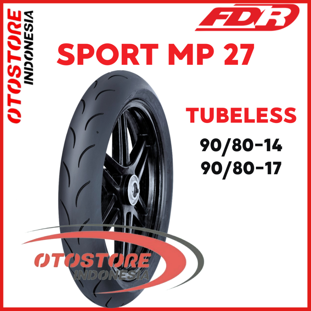 Jual BAN LUAR MOTOR FDR TL SPORT MP27 MP-27 Ring 14 dan 17 Ban Motor "TUBELESS" RACING TIRE ...
