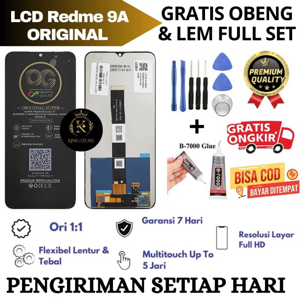 Jual Lcd Touchscreen Redmi 9A Original FullSet / Lcd Redmi 9A Original ...