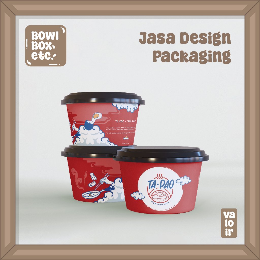 Jual Jasa Design Packaging | Desain Kemasan Makanan Minuman Box Bowl ...