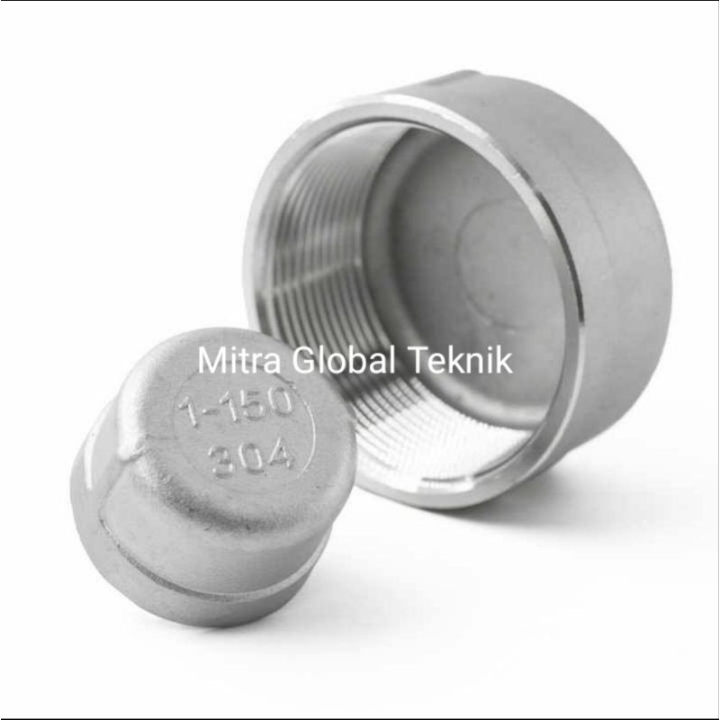 Jual Dop/End Cap 1-1/2" Inch / Tutup Drat Dalam Stainless SS304 ...