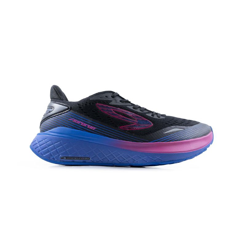 Jual 910 nineten Sepatu lari /Running original AURORUN - HITAM BIRU ...