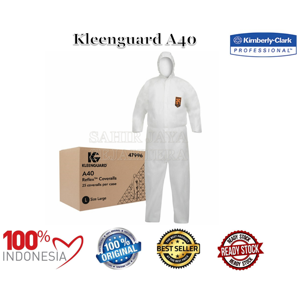 Jual Coverall Kleenguard A40 APD Baju Tahan bahan Kimia Baju Painting ...