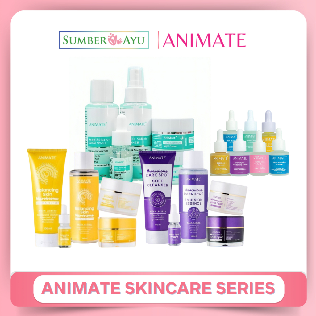 Jual ANIMATE PAKET WAJAH | ANIMATE SKINCARE SERIES | ANIMATE INSTANT ...