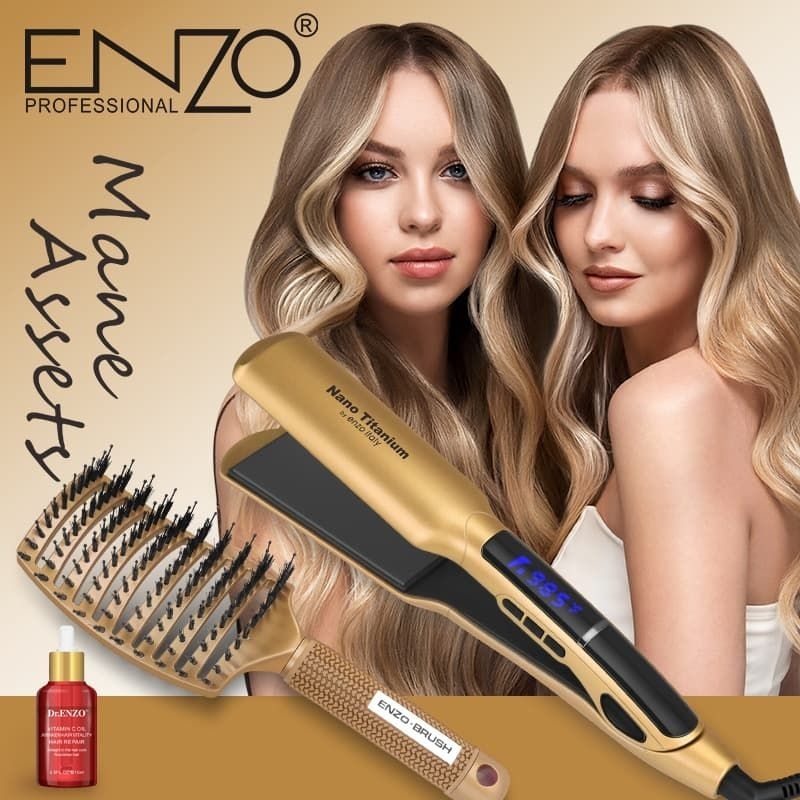 Jual CATOK ENZO Profesional Nano Gold Titanium Ceramic Mane Assets ...