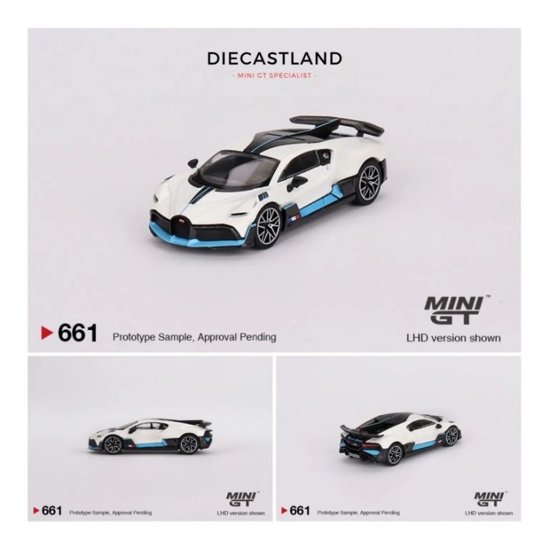 Jual Mini GT #661 Bugatti Divo White MGT00661-L MiniGT MGT Diecast Miniature Miniscale Car ...