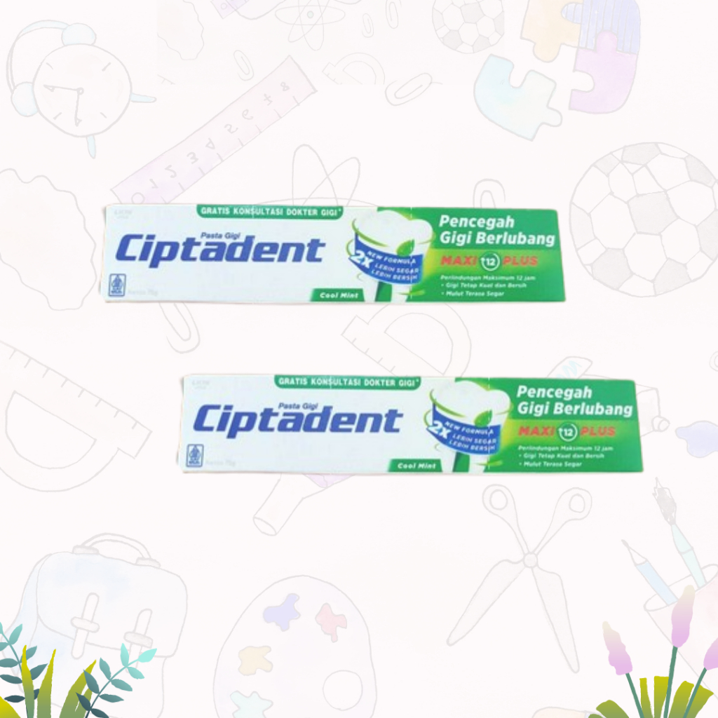 Jual Ciptadent Pasta Gigi Maxi 12 Cool Mint 75 gr (PCS) | Shopee Indonesia