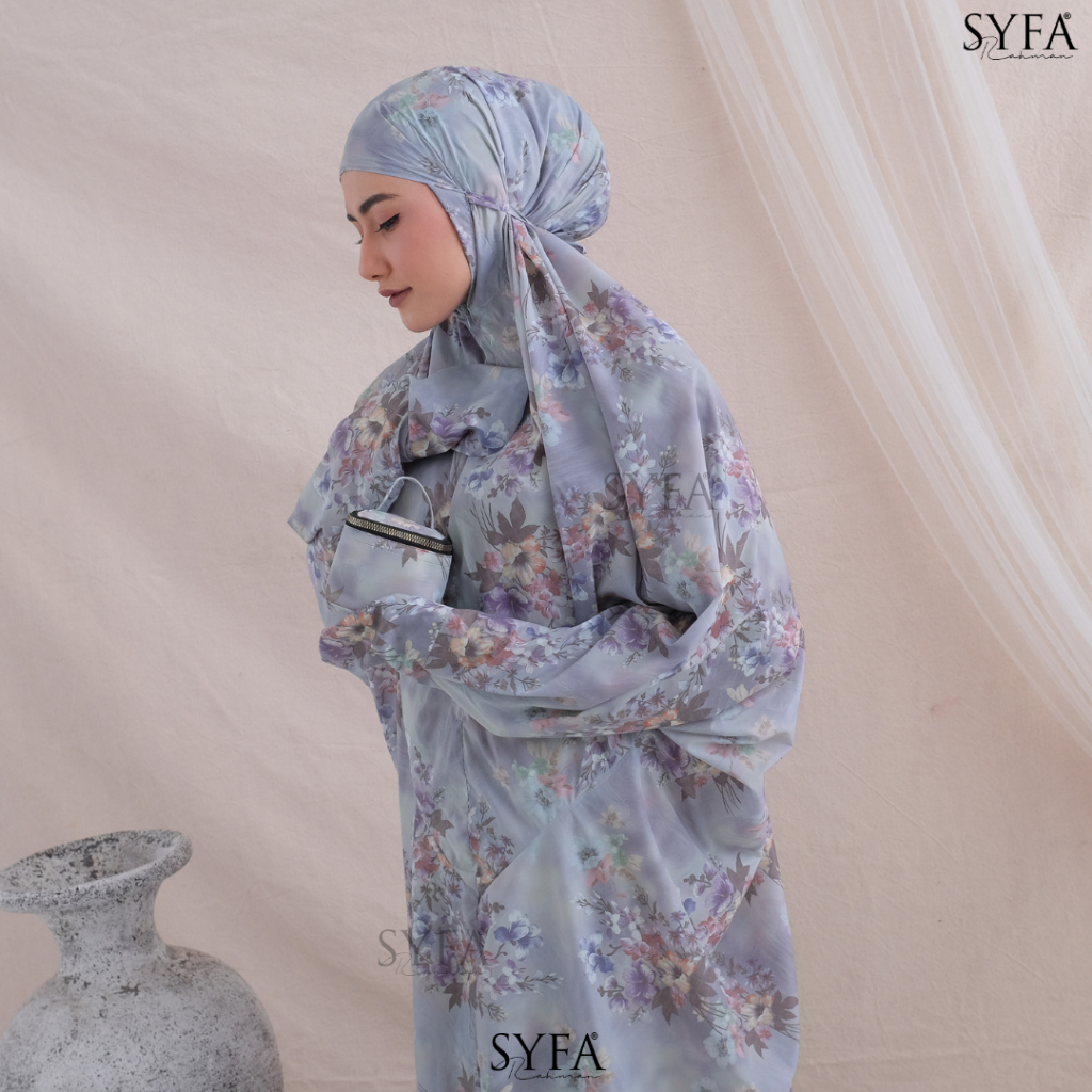Jual Syfa Rahman - Mukena Mini Traveling Terusan Motif Parasut Korea ...