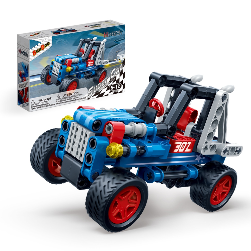 Jual Banbao Mainan Brick Balok Susun Laki-Laki Mobil Rakit Jango Super ...