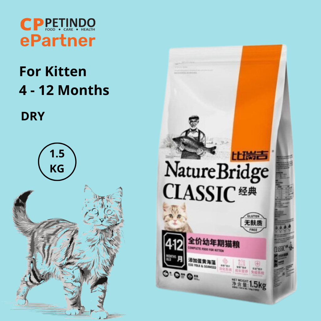 Jual Nature Bridge Freezedried Kitten Cat Food 1,5 kg | Shopee Indonesia
