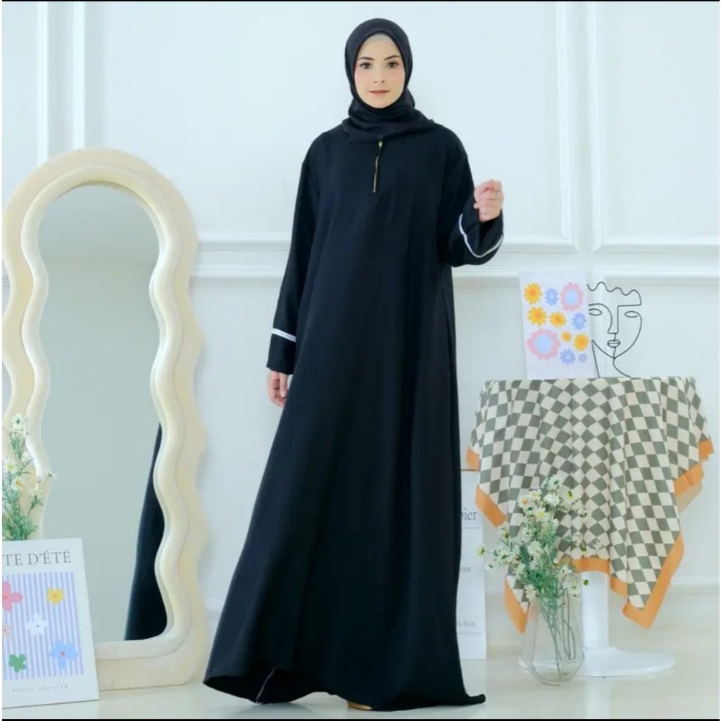 Jual Kekinian Abaya 2025 Remaja Dewasa S M L XL XXL Nisa Sabiyan K2T2 ...