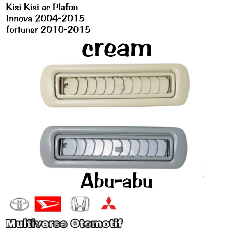 Jual Kisi Kisi Ac belakang Innova Lama 2004-2015 ORIGINAL Toyota ...