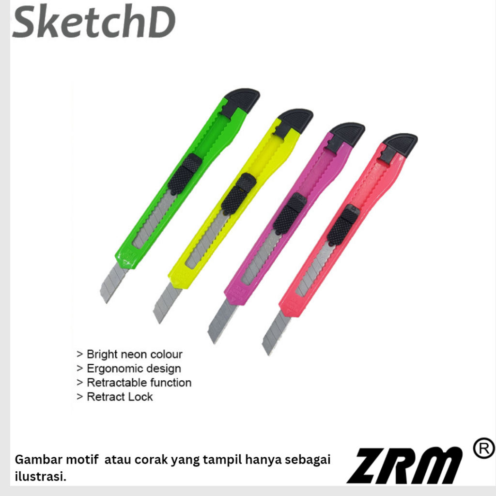 Jual Cutter Knife ZRM Pisau Kecil ZF A300 | Shopee Indonesia
