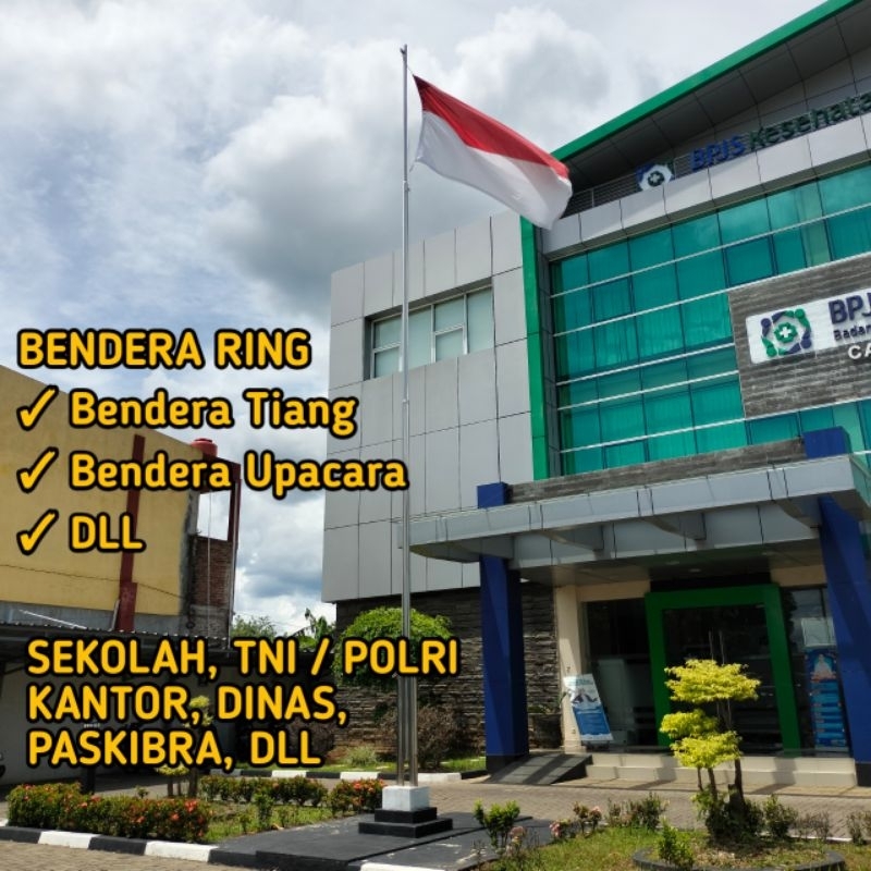 Jual BENDERA UPACARA bendera PENGAIT besi bendera merah putih SEKOLAH ...