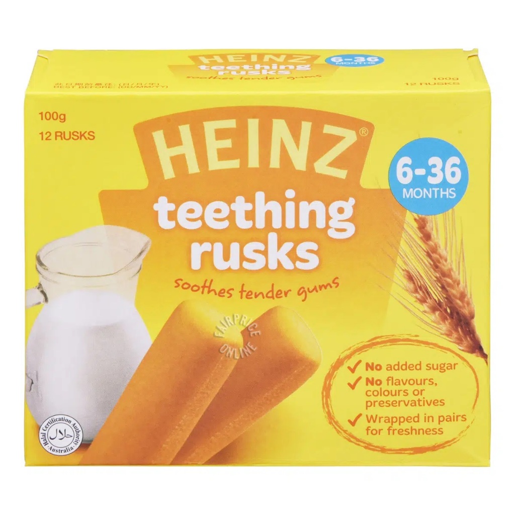 Jual Heinz Baby Teething Rusks 100g | Shopee Indonesia