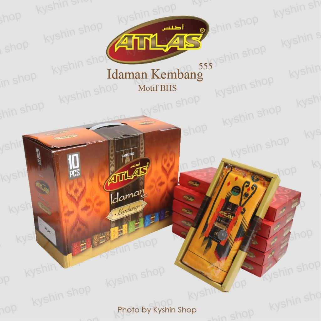 Jual Sarung Atlas Idaman Kembang 555 Motif BHS - Sarung Premium Atlas ...